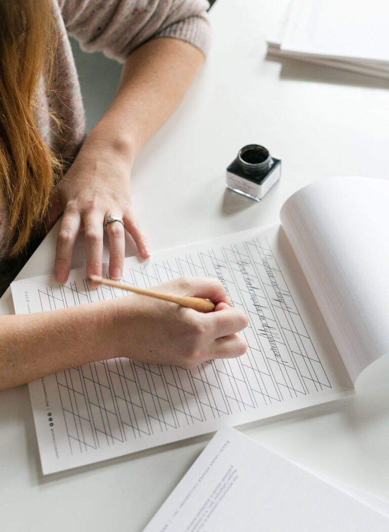 Calligraphy and Wellness - Laura Hooper Design House