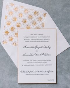 Real Wedding Stationery Invitation Suite - Classic Elegance - Laura ...