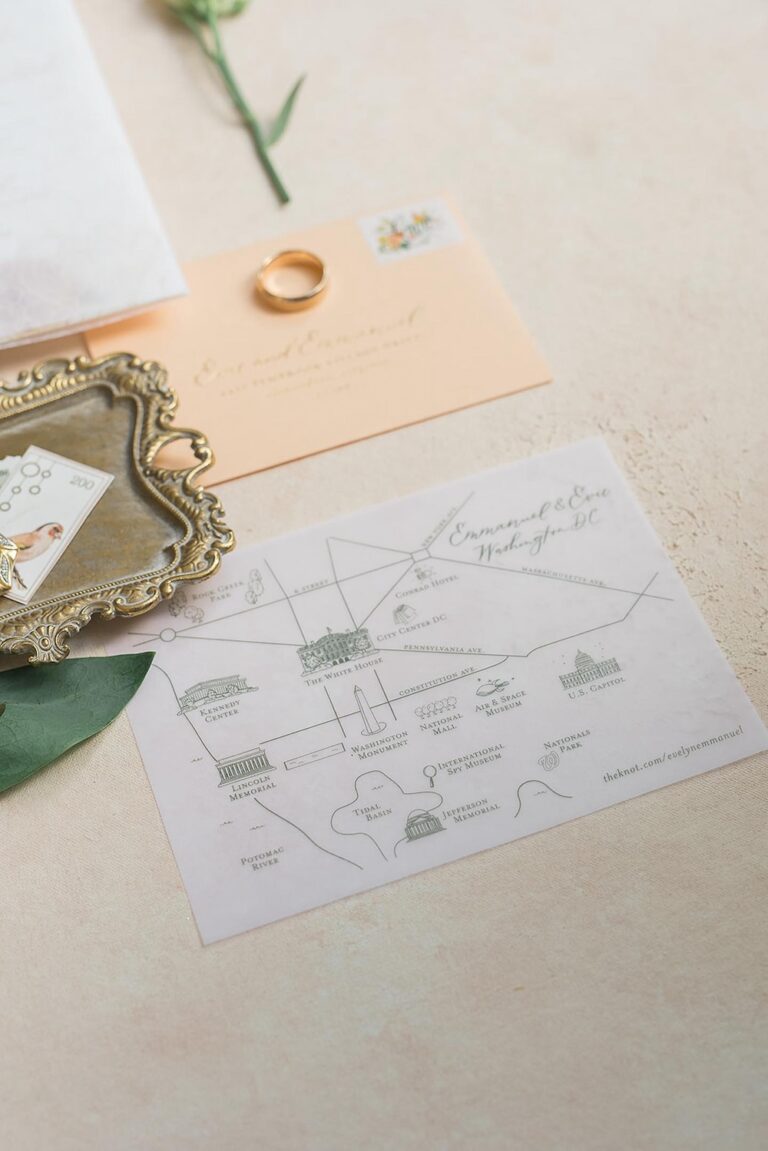 Real Wedding Invitation Suite: Floral Garden - Laura Hooper Design House